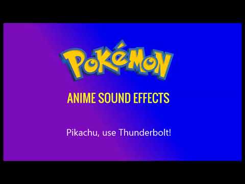 Pokemon Anime SFX 03 Pikachu uses Thunderbolt - YouTube