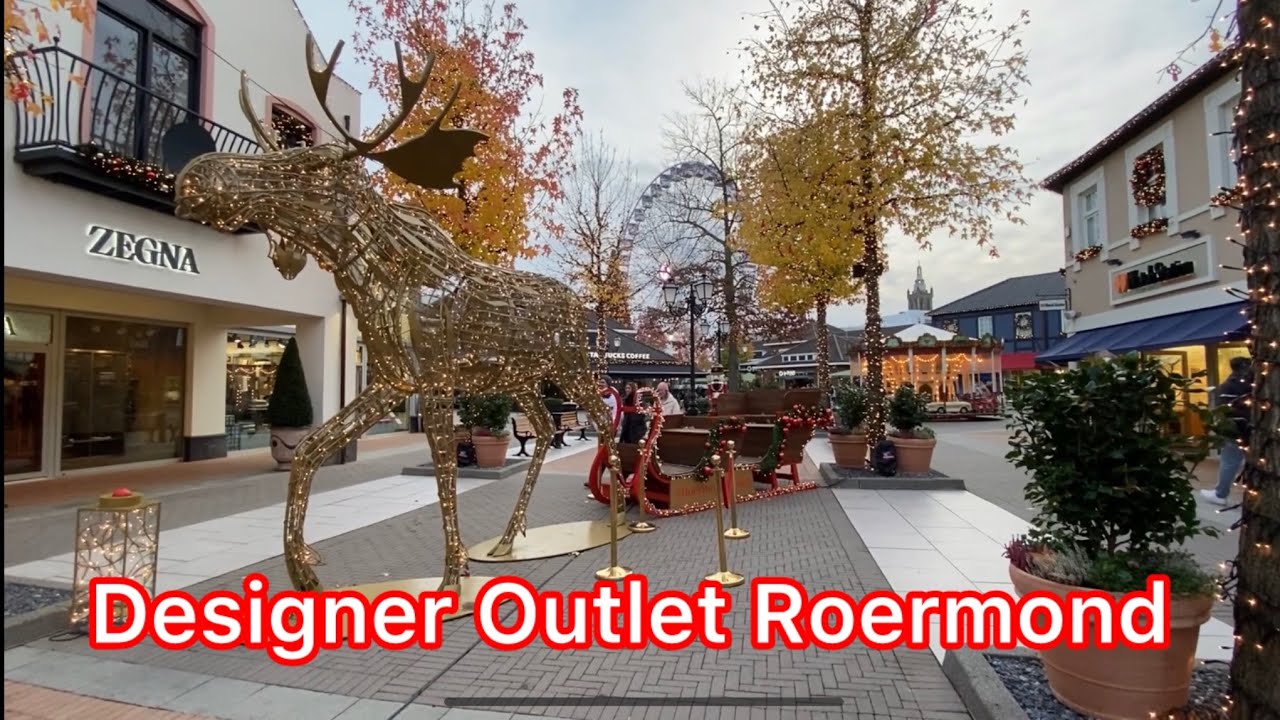 ROERMOND DESIGNER OUTLET CHRISTMAS SHOPPING - YouTube