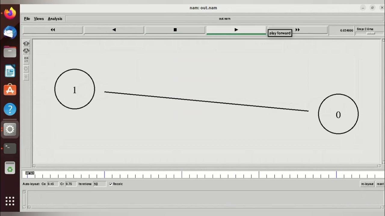 Stop and wait protocol using ns2 simulator - YouTube