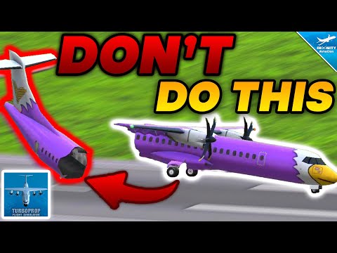DON'T Do THIS When You TAKE OFF - Turboprop Flight Simulator Meme