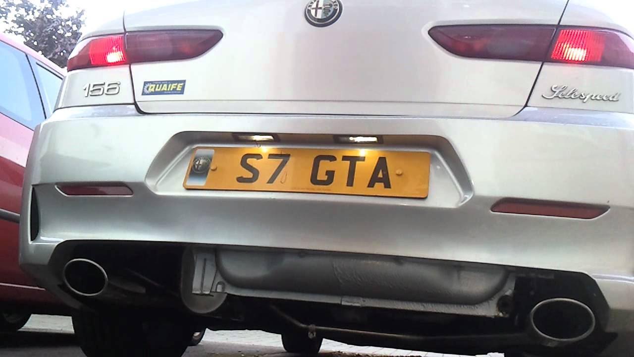 Alfa 156 Selespeed Sportwagon CF3 Precat Decat Duplex CSC Exhaust - YouTube