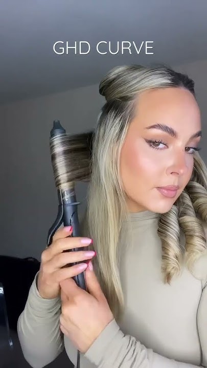 Trust the process when you’re curling your hair - using the GHD curve #hairtutorial - YouTube