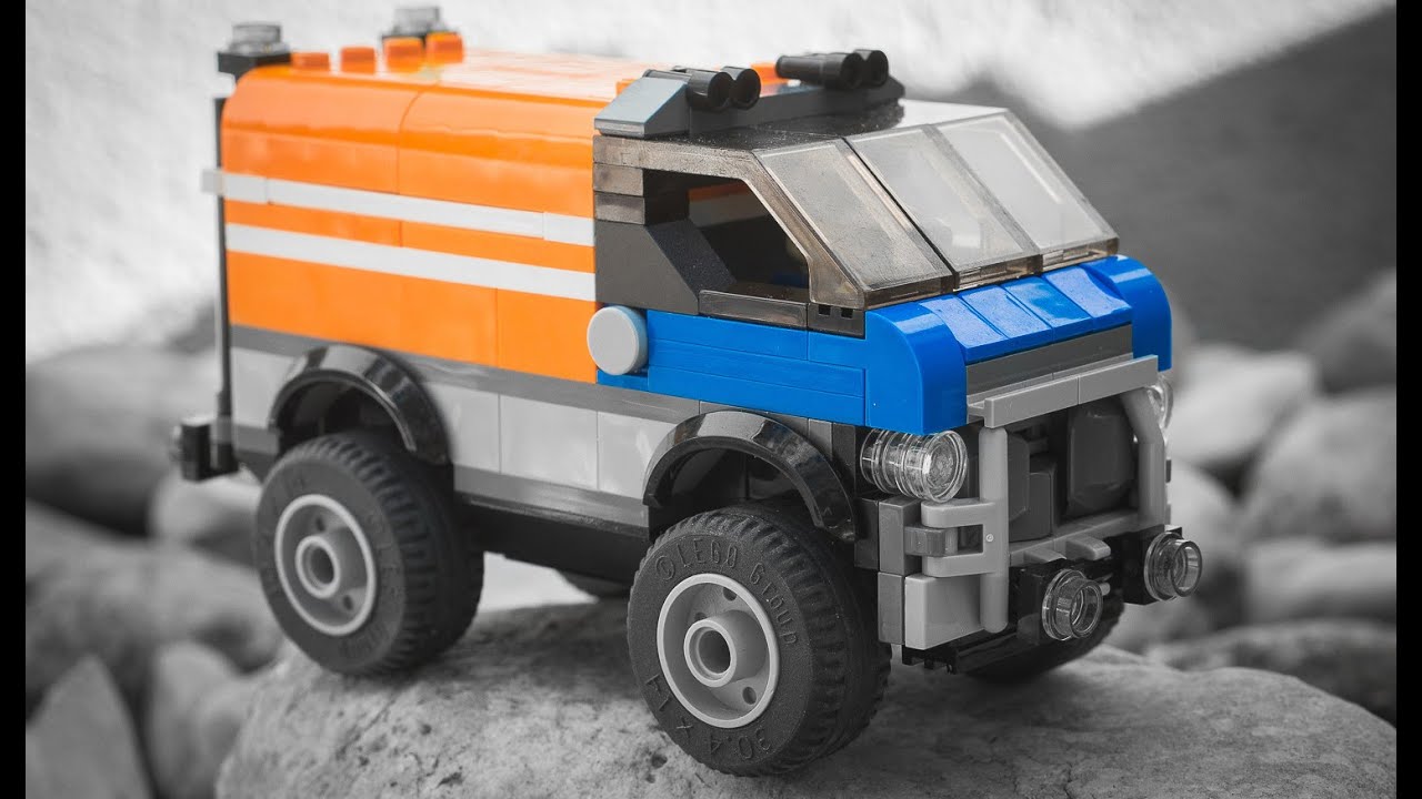 LEGO city moc Rally Raid Truck! how to build TUTORIAL! - YouTube
