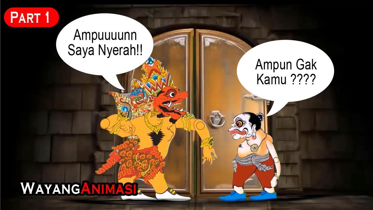 WAYANG ANIMASI - Bagong menaklukkan Bajul Seto Dan Malih Rupa - Part 1 ...