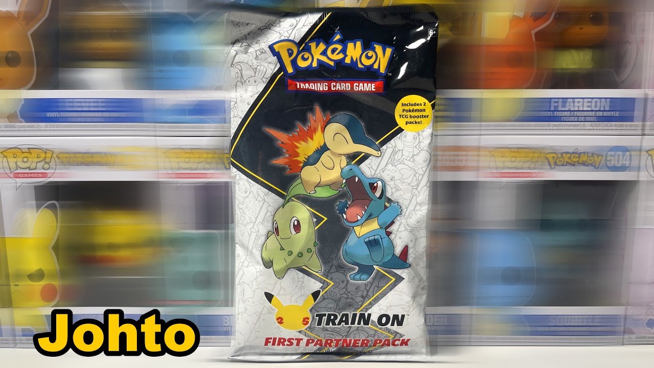Pokémon 25th Anniversary First Partner Pack Opening! (Johto) - YouTube