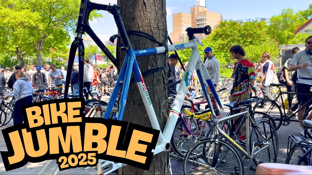 2025 New York Bike Jumble | Bike Gear - YouTube