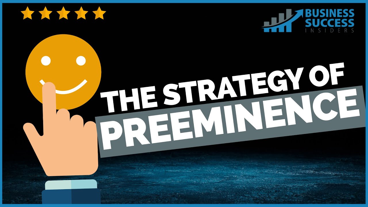 The Strategy of Preeminence: The Framework For Superior Service - YouTube