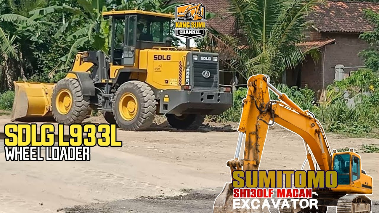 SDLG L933L Wheel Loader dan Sumitomo SH130LF Macan Excavator. Lapak ...