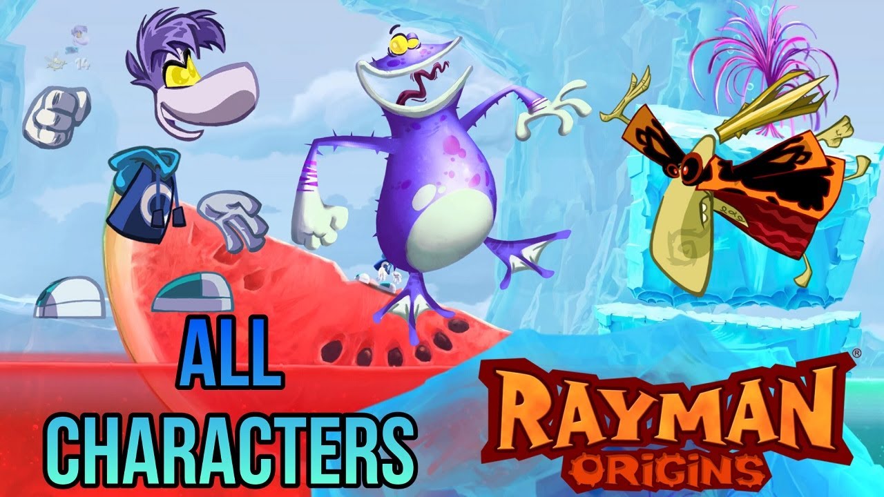 rayman origins all characters - YouTube