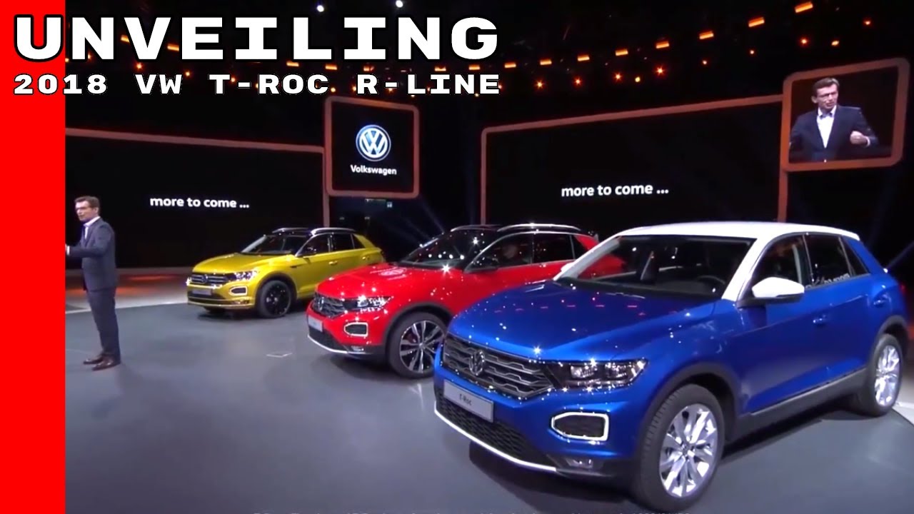 2018 VW T-Roc R-Line Unveiling - YouTube