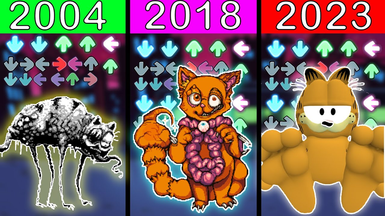 Evolution of Gorefield | FNF Character Test Garfield | Gameplay VS ...
