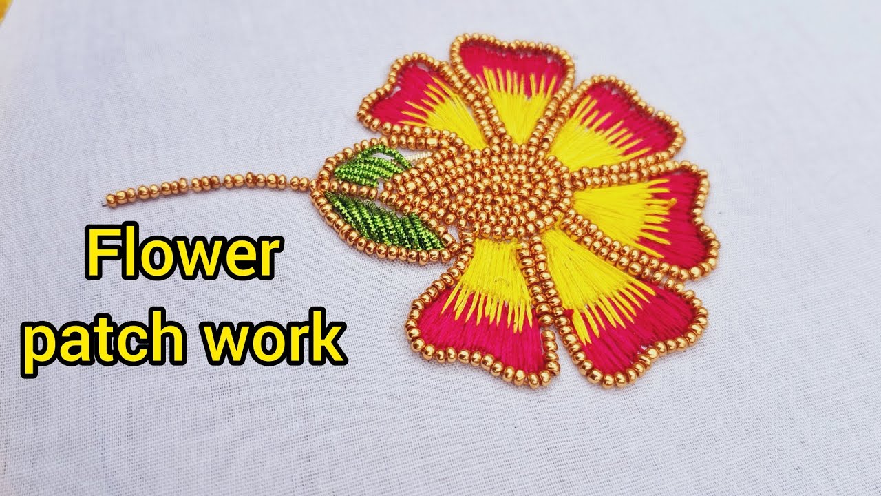 Make patch work for beginners @modernaritrends8556 #maggam #ariwork ...