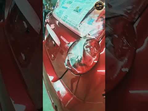 Car body Honda Full Body Paint Red colour Spray Paint clear court Video #yotubeviralvideo #cars #car