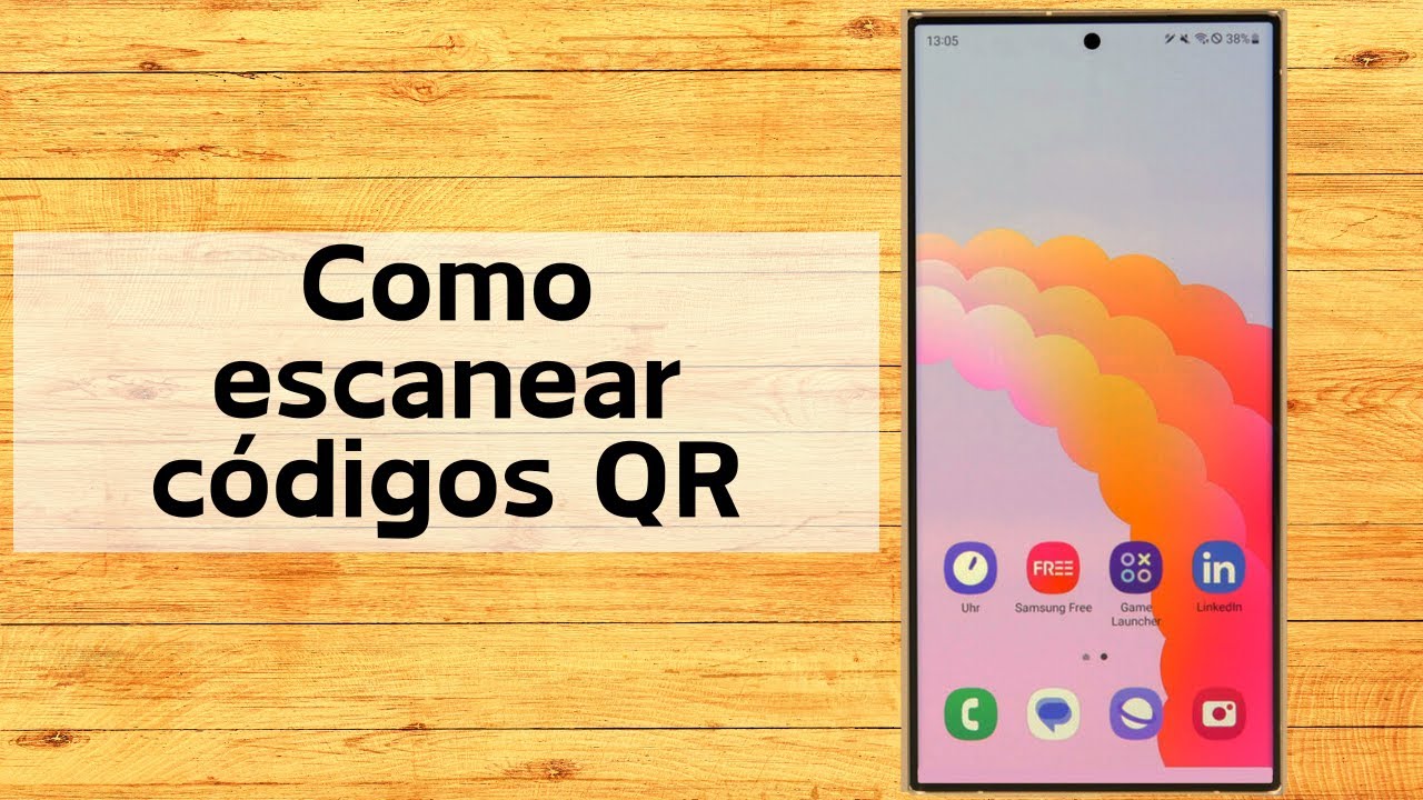 Como escanear códigos QR Samsung Galaxy S24 Ultra - scanner QR - YouTube