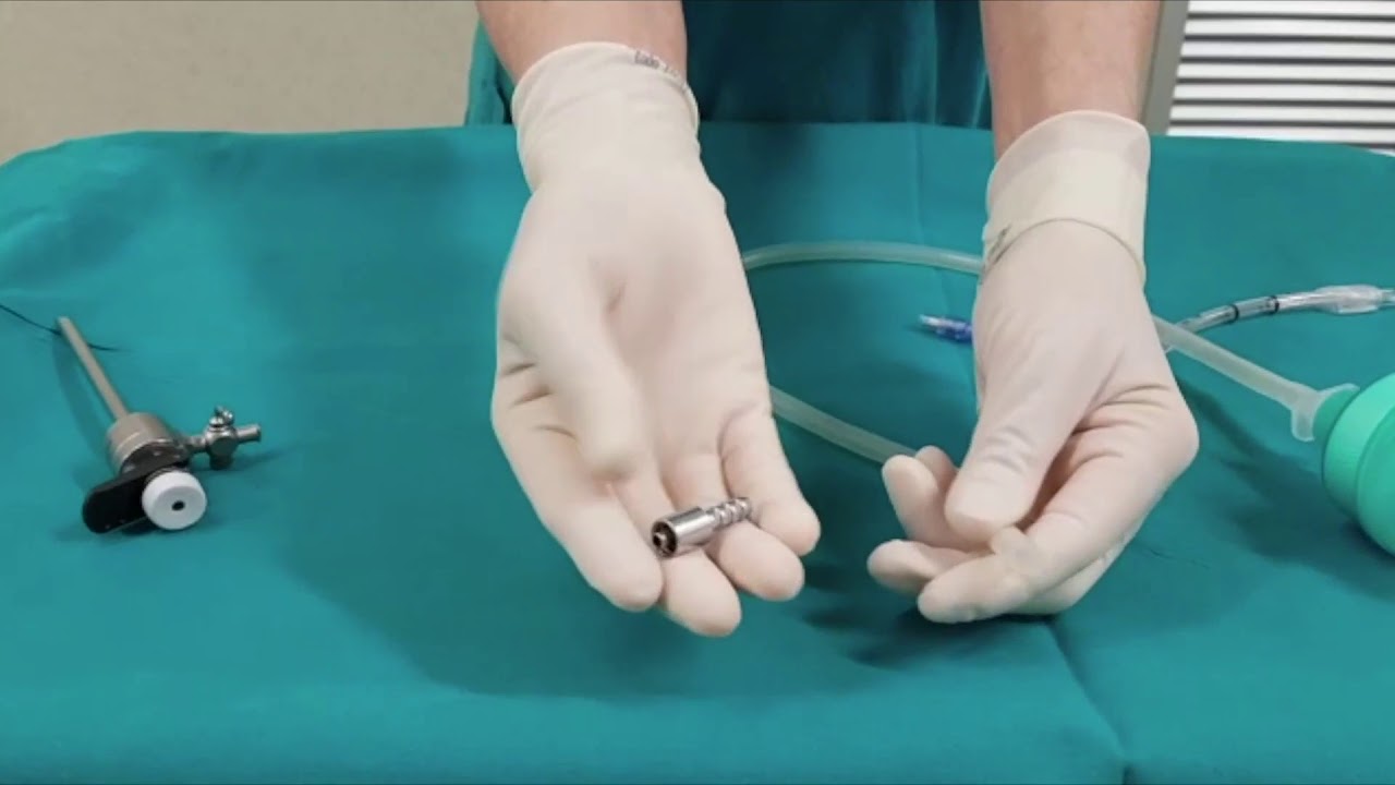 Low cost filter for laparoscopic gas evacuation - YouTube