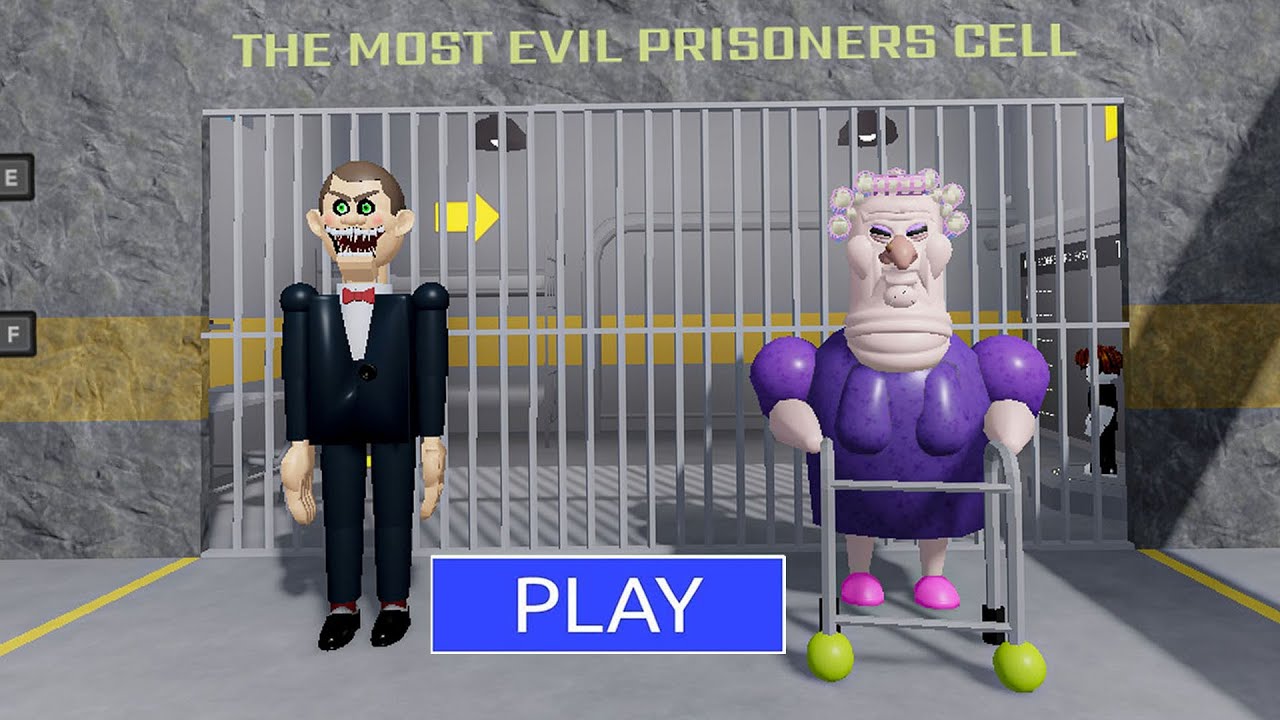 GRUMPY GRANNY BARRY'S PRISON RUN! SCARY OBBY Full Gameplay #roblox ...