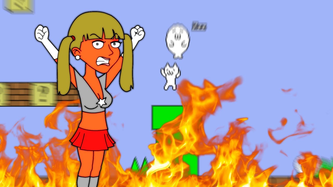 Classic Stephanie Rage over Cat Mario/Syobon Action - YouTube