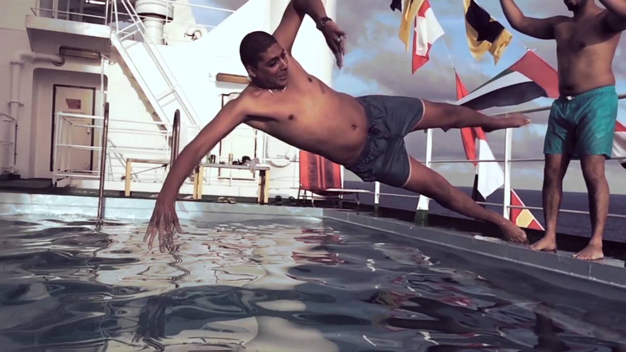 Eid pool party on a ship - YouTube
