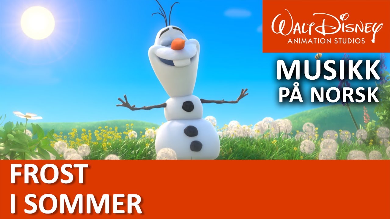 Olaf Synger: I sommer | Frost | Disneyklassiker Norge - YouTube