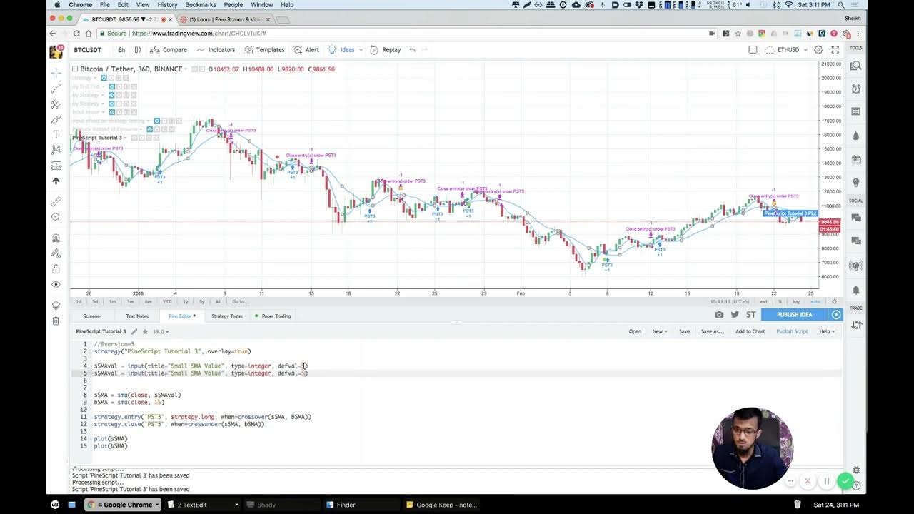 Pine Script Tutorial 3 for TradingView part 02 - YouTube