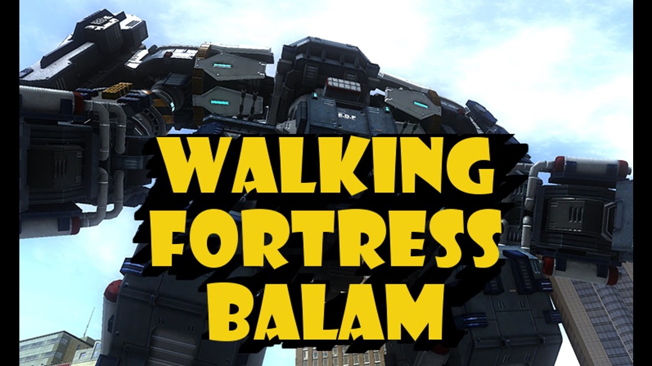 Earth Defense Force 4.1 - The Glorious Walking Fortress Balam - YouTube