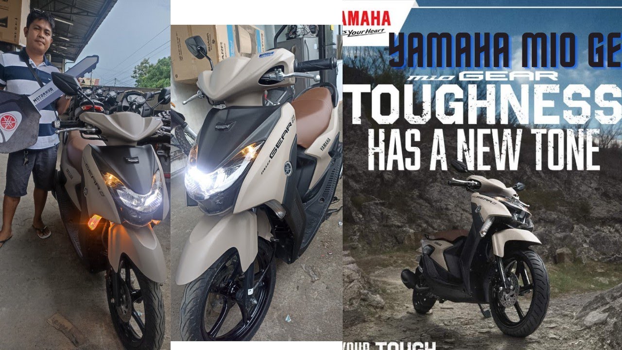 Yamaha MiO gear s matte brown review 2023 - YouTube