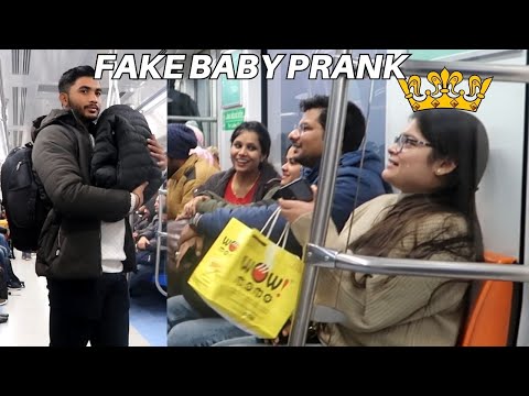 ||Fake Baby Prank In Metro 2023 || KAMLESH BHANDARI !!