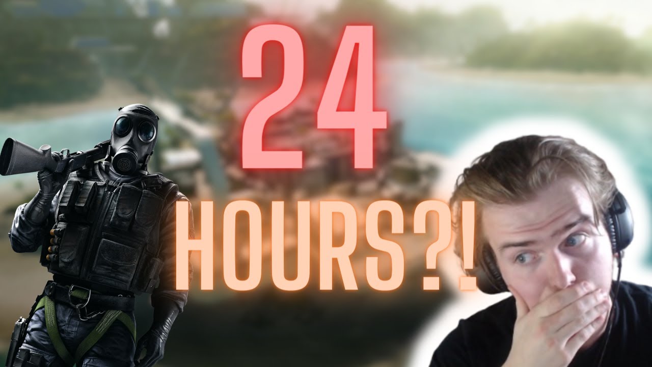 Spending 24 hours playing Smoke in R6! - YouTube