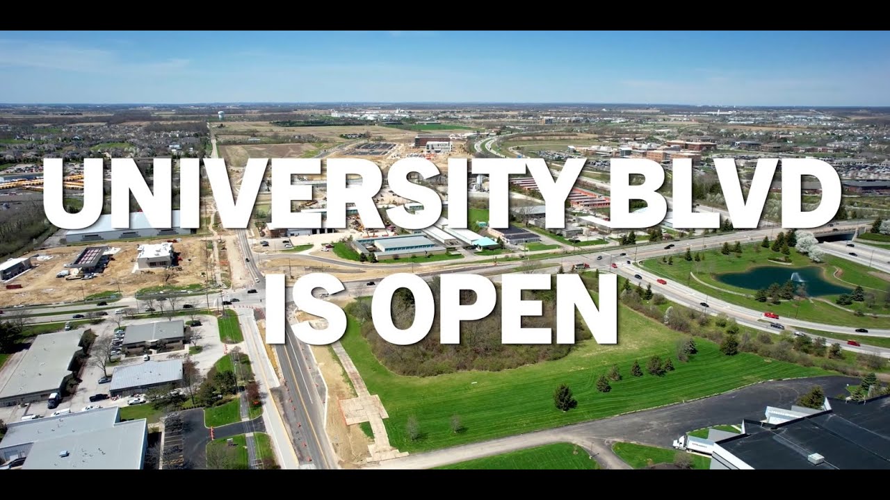 University Boulevard Now Open - YouTube