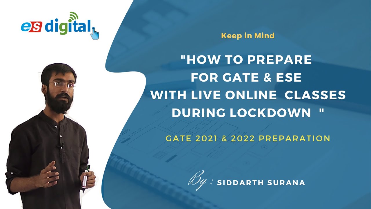 How to study from home in Lockdown Period with Live Online GATE & ESE ...