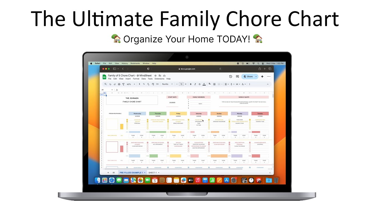 How the Ultimate Family Chore Chart Solved Our Household Chaos(You Need ...