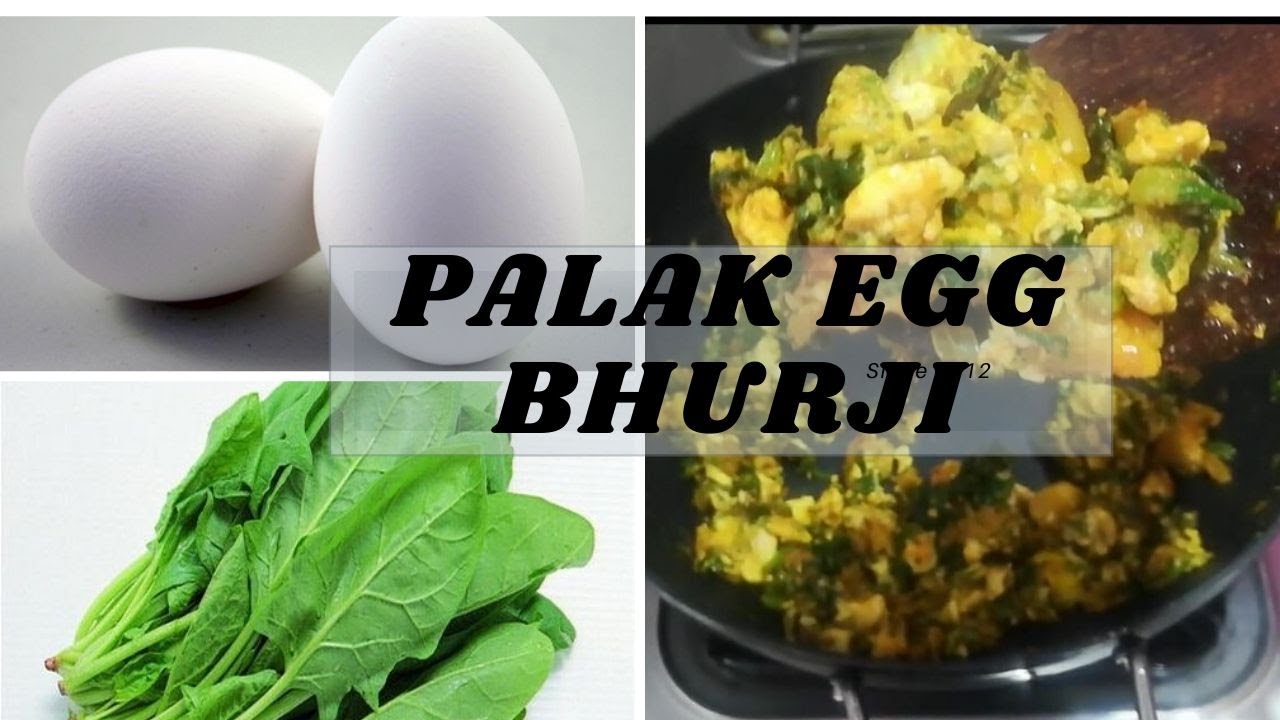 palakeggbhurji||palakura egg porutu||5min palak egg curry||bachelors ...