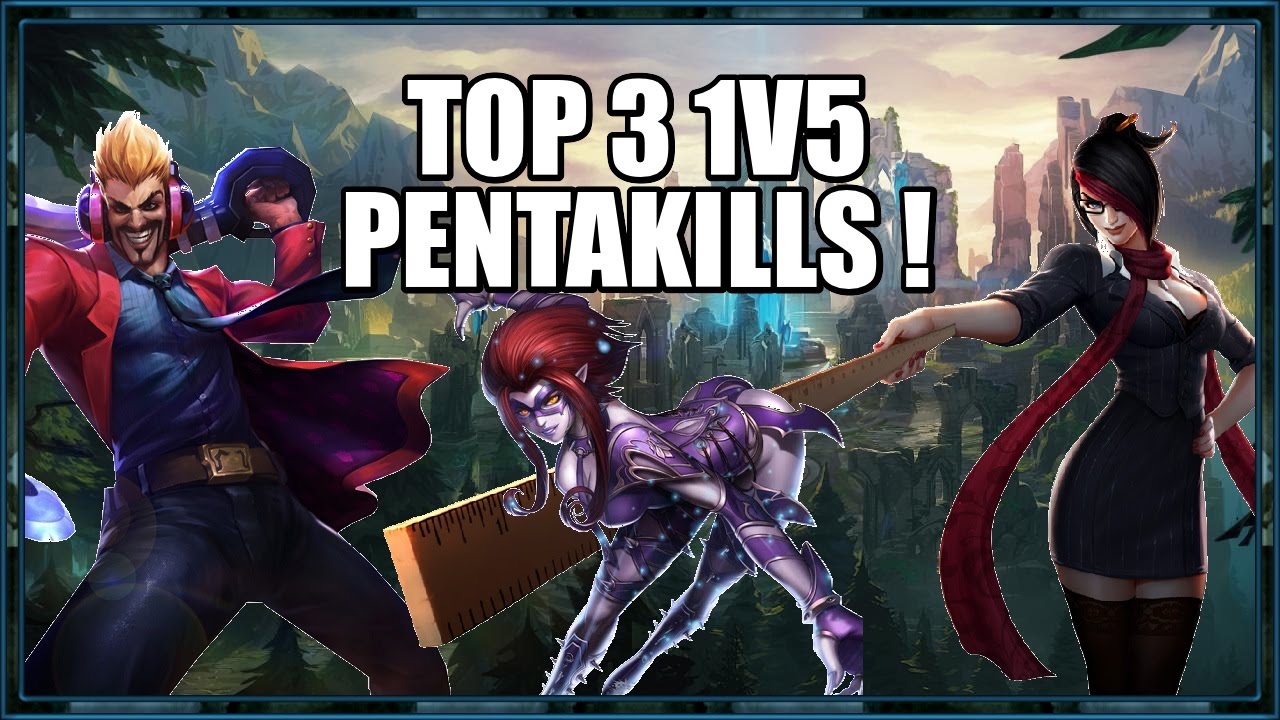1v5 Penta kill | League of Legends - YouTube