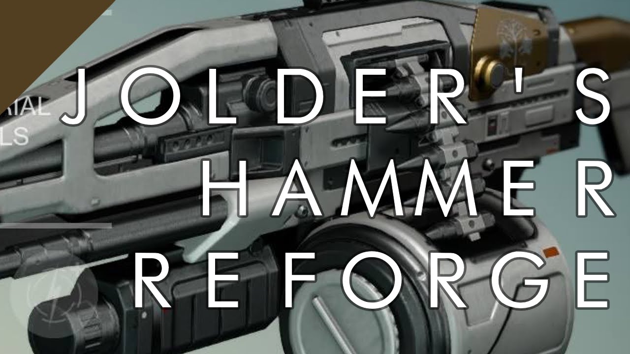 Jolder's Hammer - Iron Banner Heavy Machine Gun Reforge for PvP ...