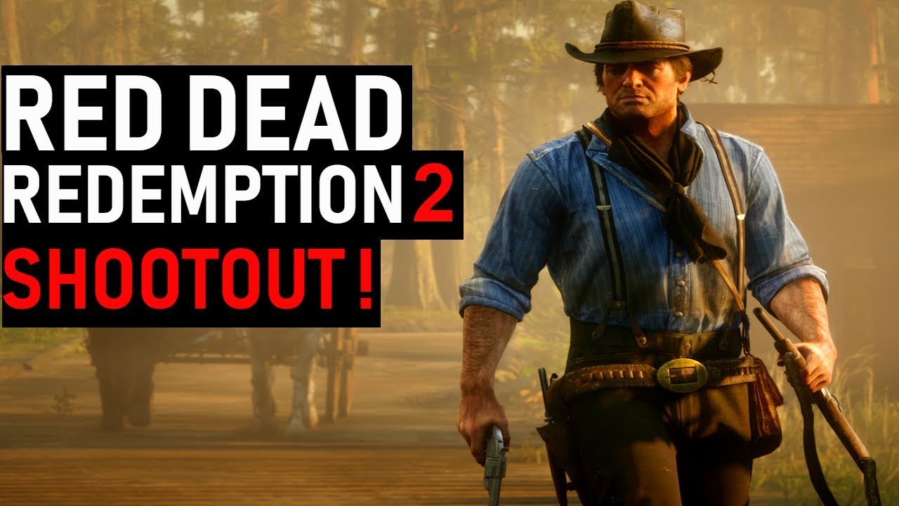 Red Dead Redemption 2 Saloon Shootout / Gunfight - Braithwaite Payback ...