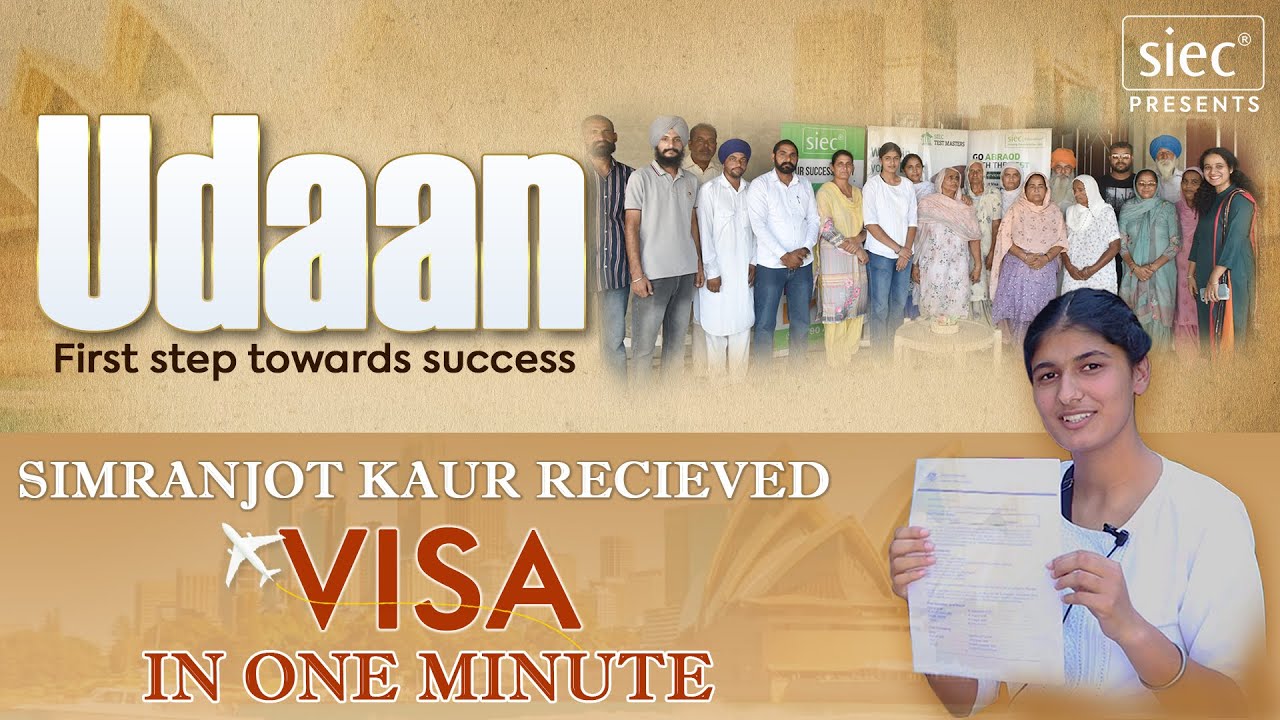 Australia Visa in JUST ONE MINUTE ! Simranjot Shares Her Satisfying ...