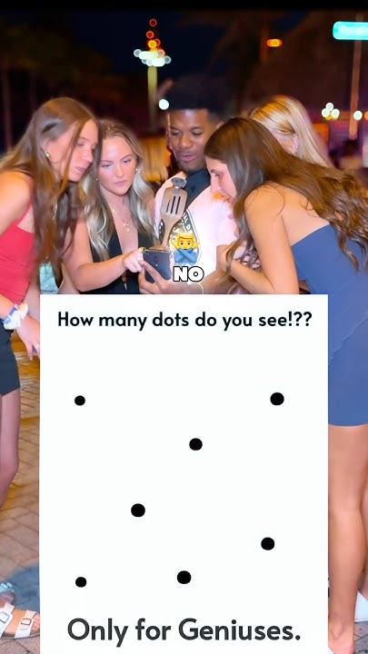 How Many Dots Do You See?!?! - YouTube