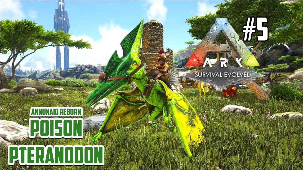 TAMING REAPER BERUJUNG CHAOS JADINYA TAMING POISON PTERANODON - Ark ...