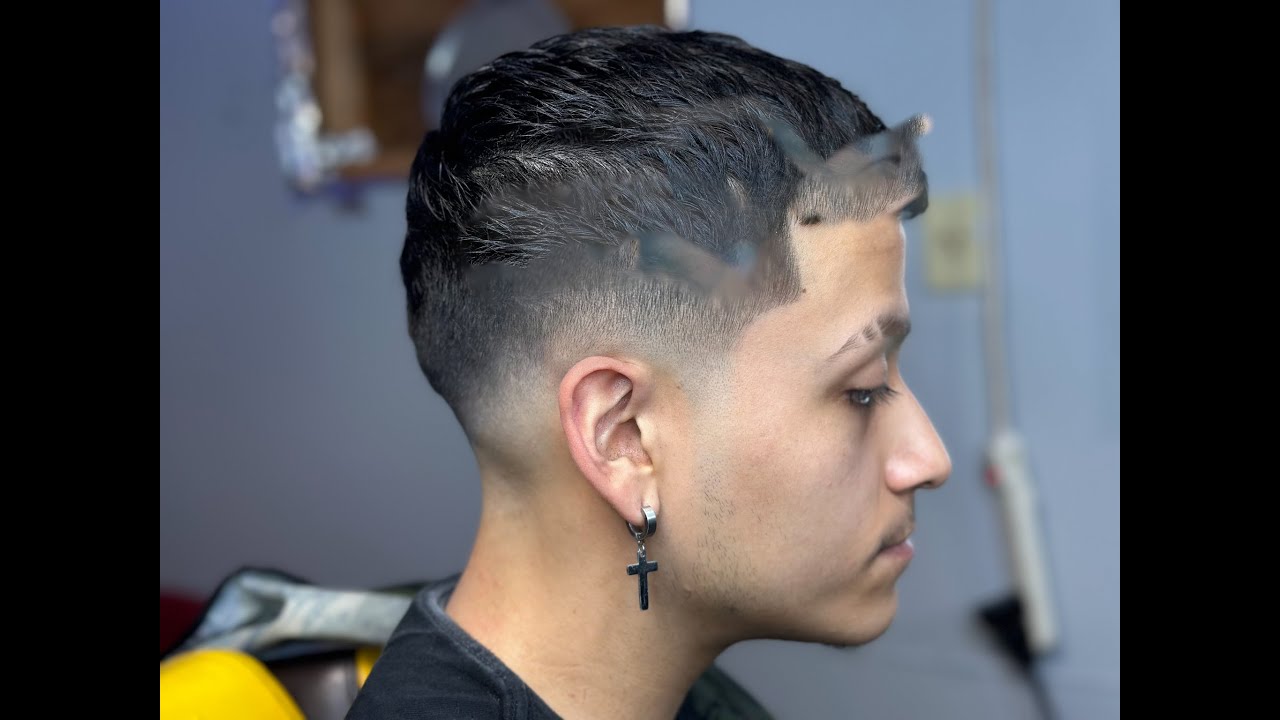 Beginner Barber Drop Fade - YouTube