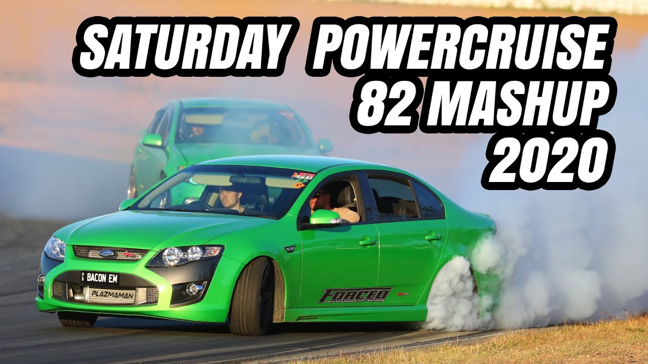 POWERCRUISE #82 SATURDAY MASHUP 2020 QUEENSLAND RACEWAY SEPTEMBER - YouTube