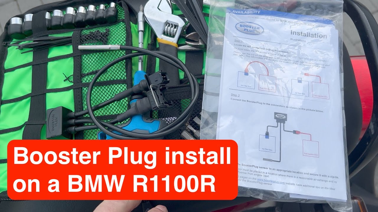 Booster Plug Installation on a BMW R1100R - YouTube