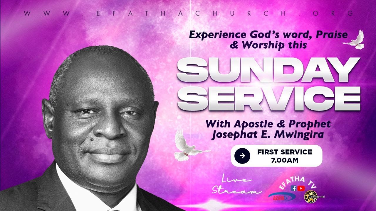 1st SUNDAY SERVICE | EFATHA CHURCH MWENGE # 22-10-2023 - YouTube