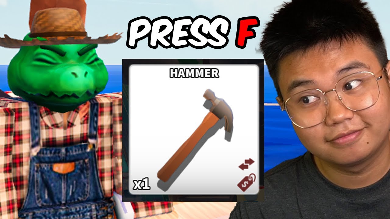 HAMMER METHOD - Roblox Funny Moments - YouTube