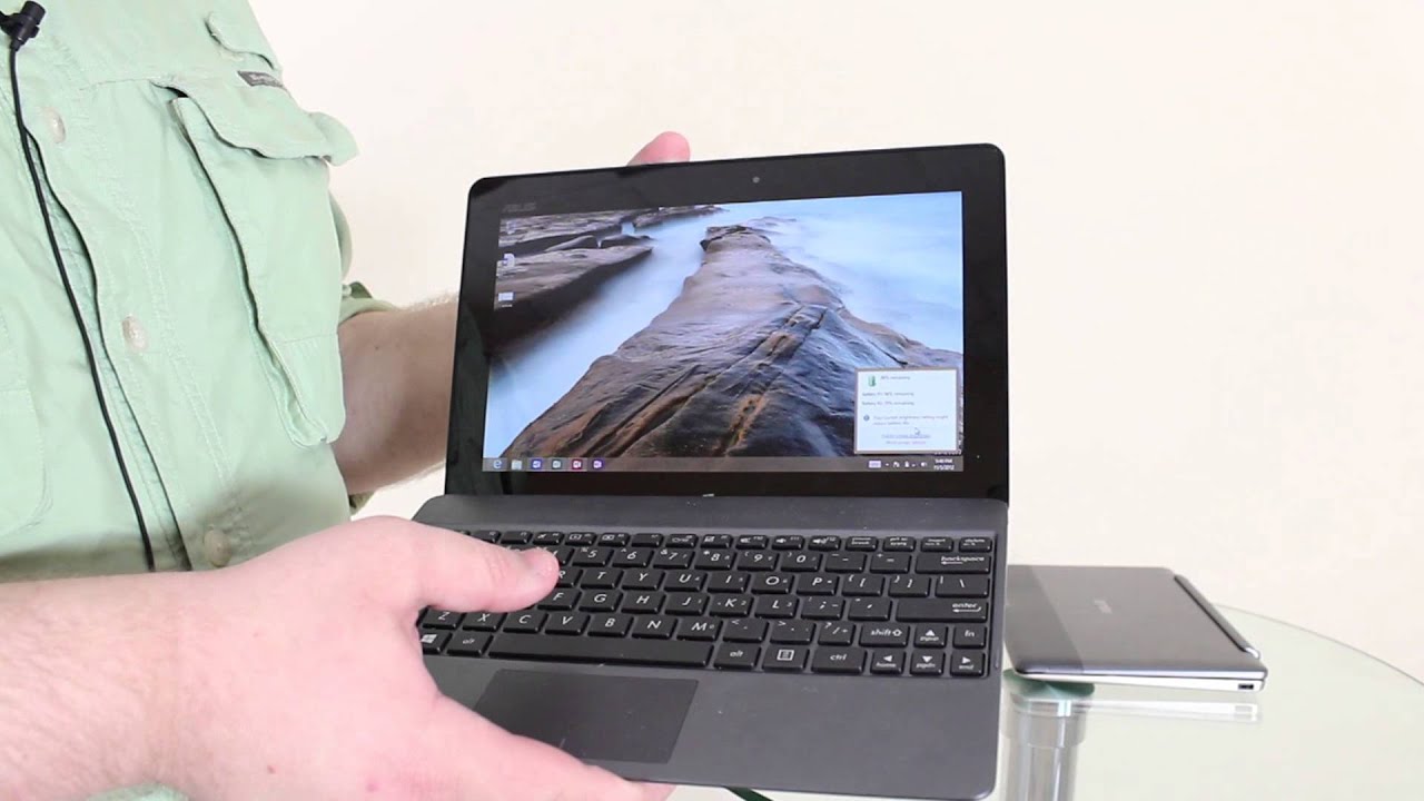 Apskats: Asus planšetdatori, kas apgādāti ar Windows 8 - YouTube