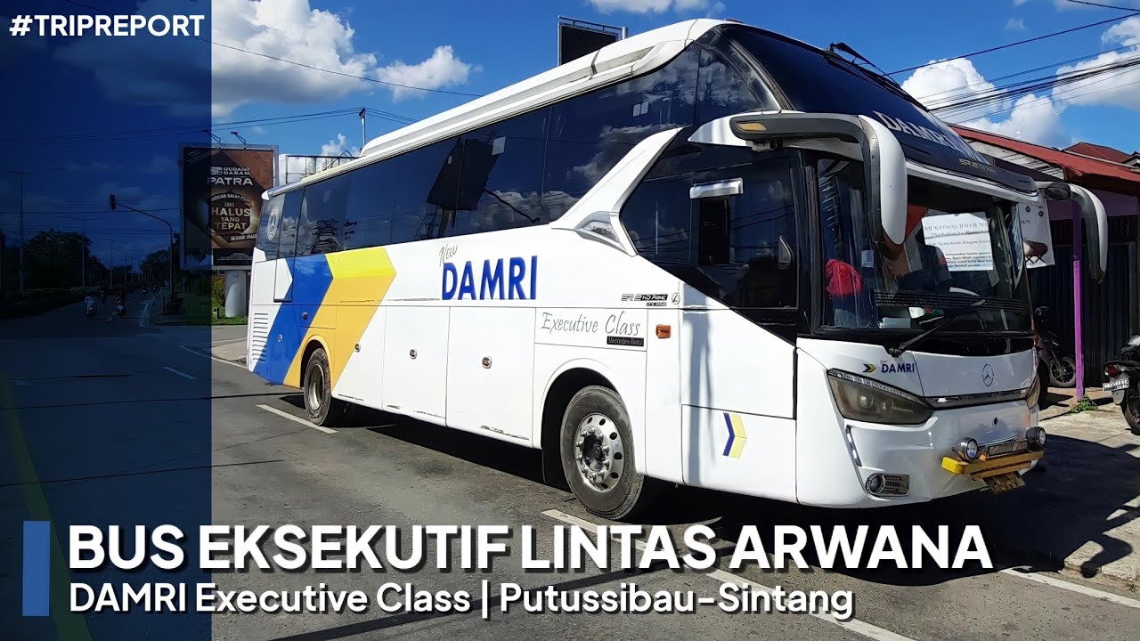 BUS EKSEKUTIF SATU-SATUNYA KAPUAS HULU!!! | Trip Report DAMRI Executive ...