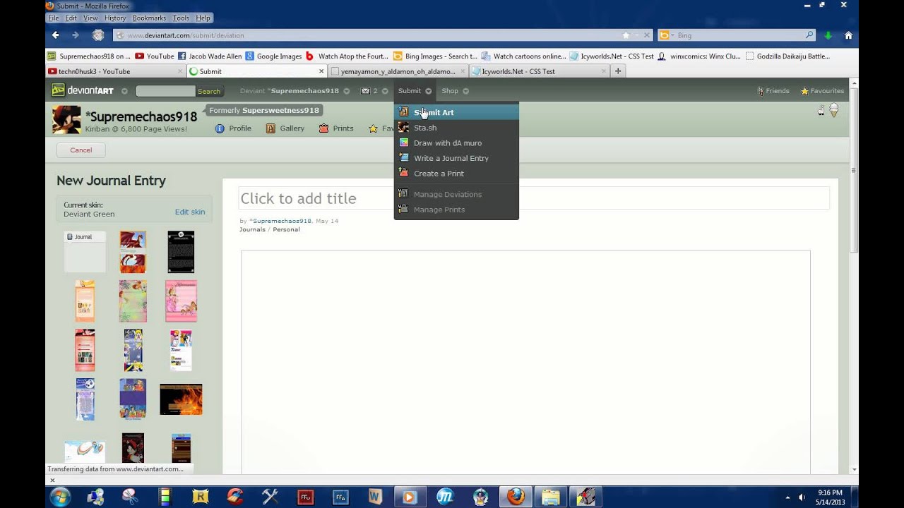 Journal Skin Tutorial - YouTube
