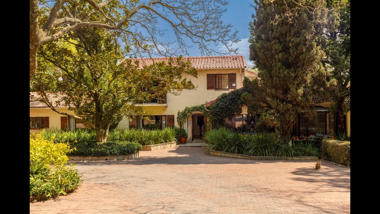 Gracious Family Home in a Dream Parklike Garden - YouTube