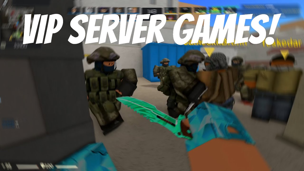 VIP server games with fans! - YouTube