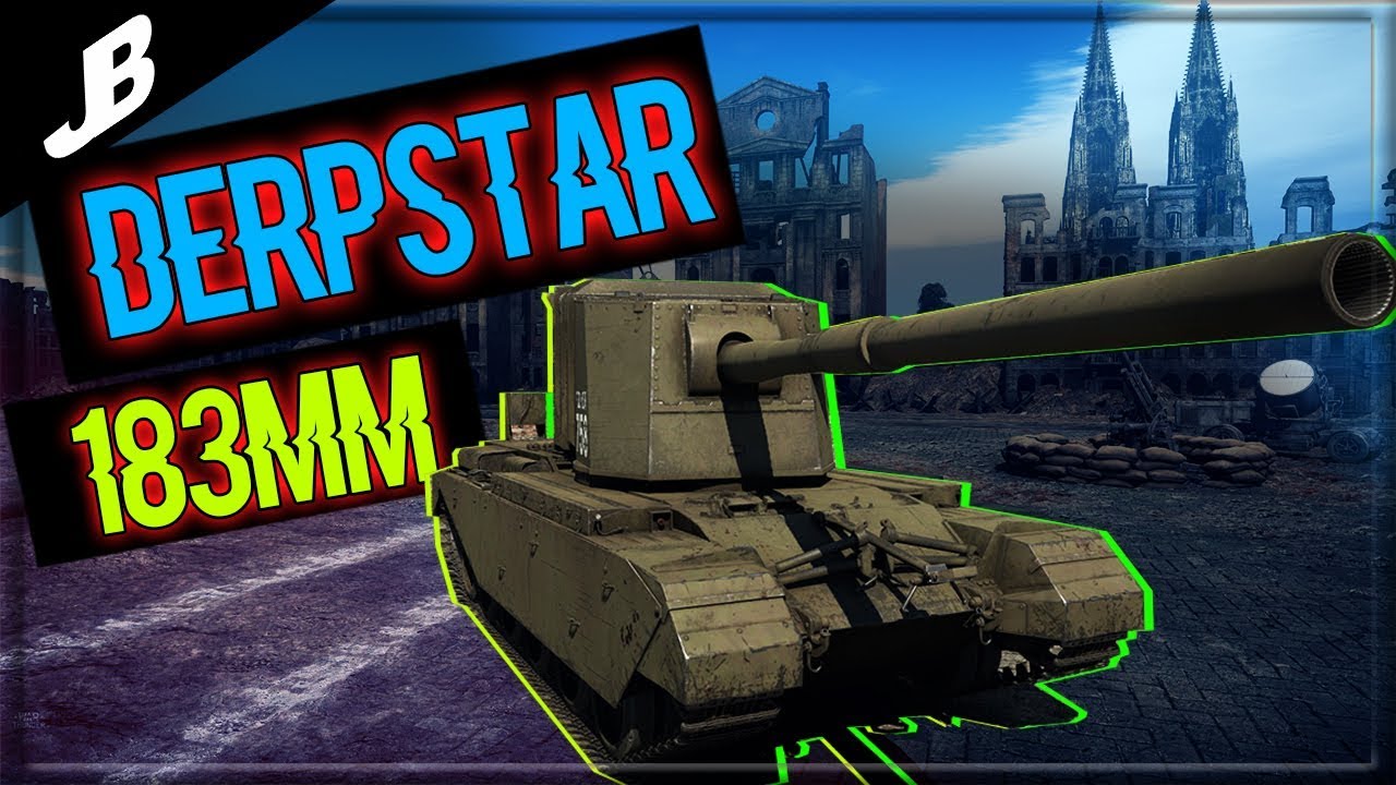 The Largest Gun In-Game BRITISH DEATHSTAR - FV4005 183MM Cannon ...