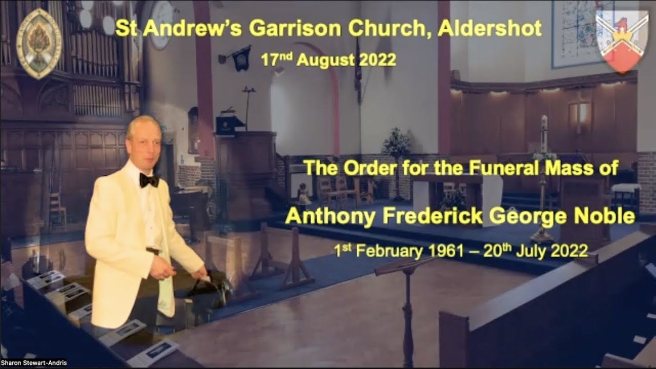 Dr Anthony Noble Funeral Mass on 17th August 2022 (Zoom Recording ...